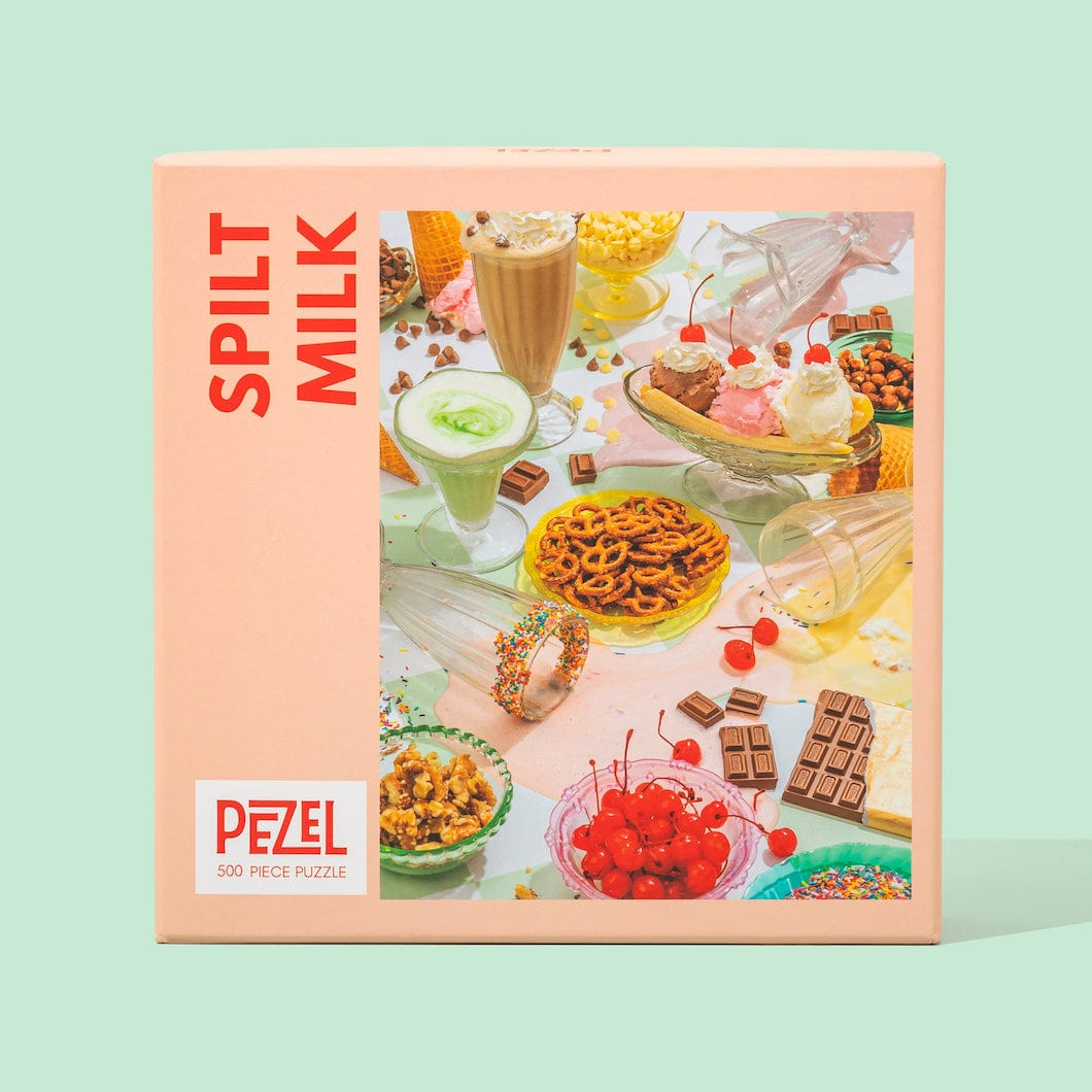 Spilt Milk - 500 Piece Unique Diner Milk Shake Jigsaw Puzzle – Pezel ...